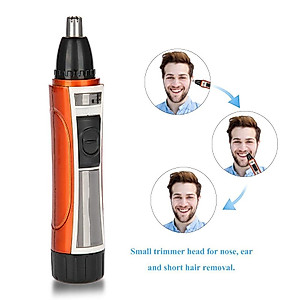Electric Nose & Ear Hair Trimmer, Electric Nose Ear Face Hair Removal Epilator Men Clipper Facial Hair Cleaner Tool
