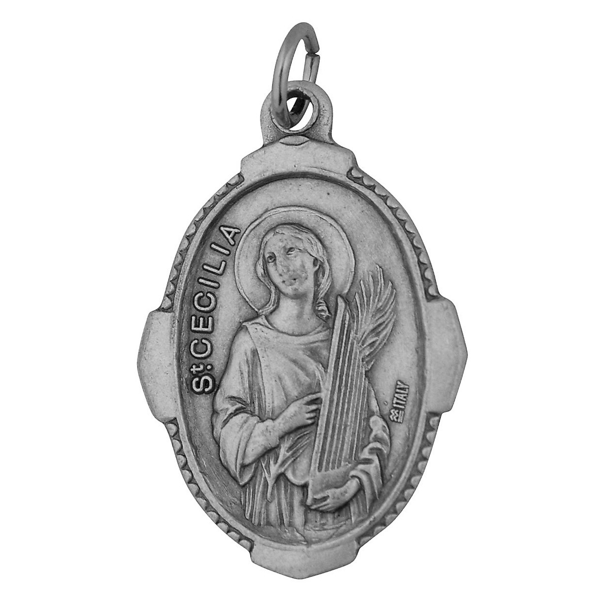 Venerare Traditional Catholic Saint Medal (Saint Cecilia)