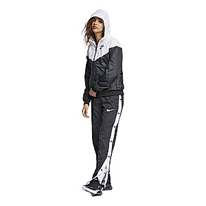 Nike Womens Sportswear Windrunner Jacket (Medium, Black/White)