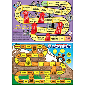 Didax 500063 Social Skills Group Activities, 6 Board Games