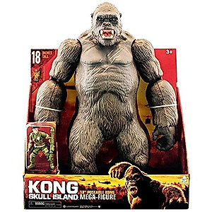 Lanard Kong Skull Island - 18" Poseable Kong with Figure Action Figure