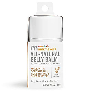 Munchkin® Milkmakers® Twist-Stick Belly Balm All Natural and Moisturizing for Pregnancy Skincare