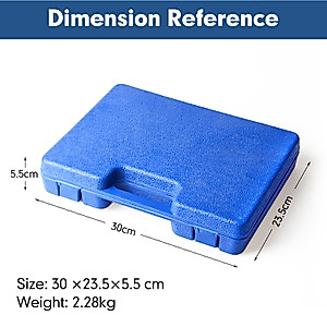 17Pcs Rotary Hammer Drill Bits and Chisel Set - SDS-Plus Carbide-Tipped Drill Bits and Chisels with Storage Case - Tools for Concrete Brick Stone and Other Masonry Construction Materials