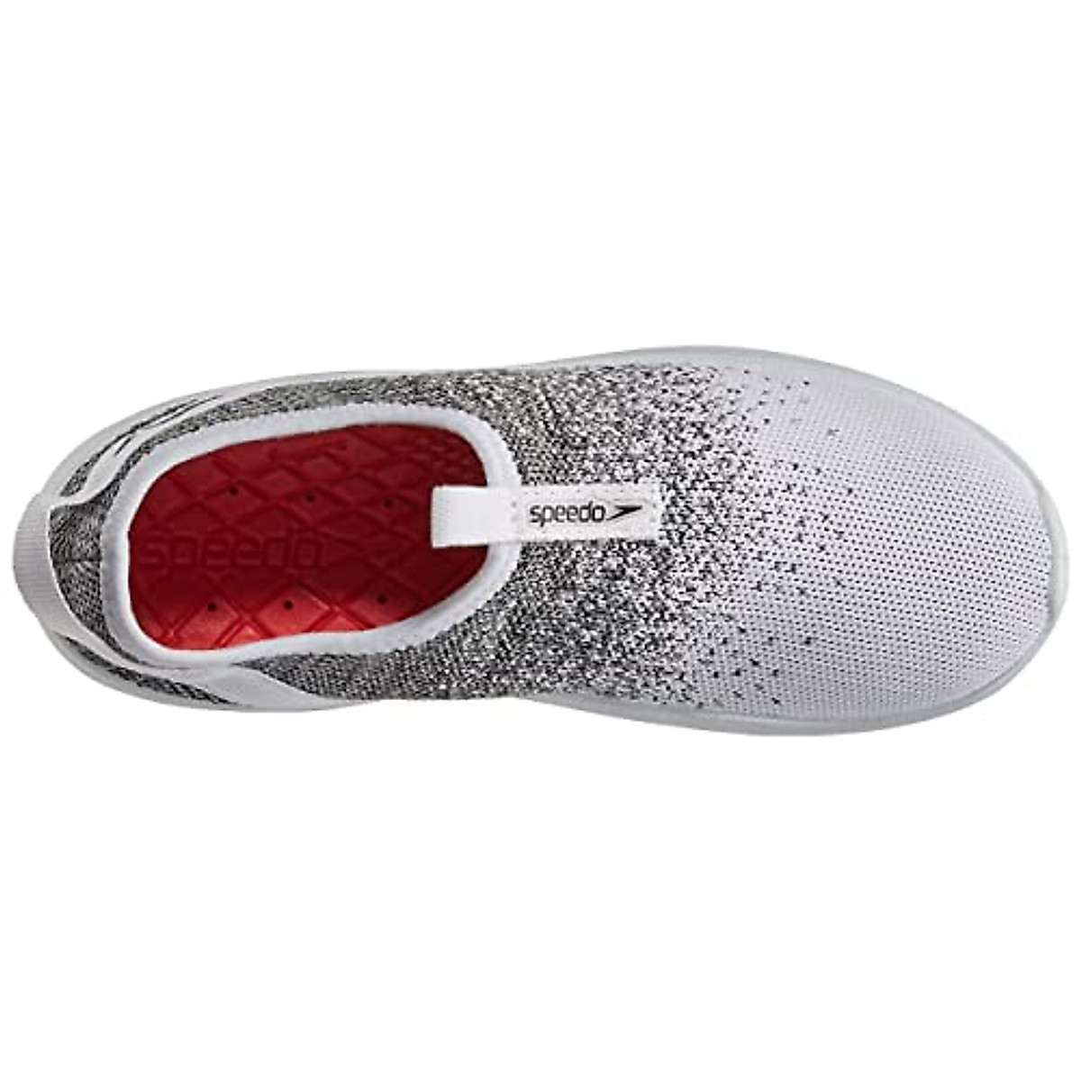 Speedo Women's Water Shoe Surfknit Pro, White/Grey/Black, 8