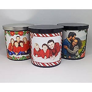 9oz. Personalized Christmas Photo Candle