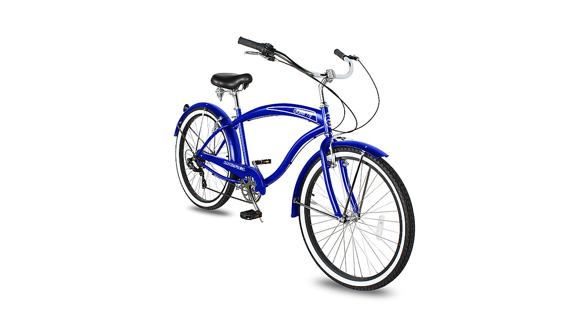 MICARGI Rover Lightweight Beach Cruiser Bike - 7-Speed for Adults
