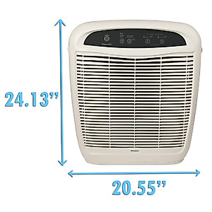 Whirlpool Whispure Air Purifier WP500 (New Version of AP51030K) 490 sq ft Filtration with True HEPA and Carbon Pre-Filter 8171434K, 1183054K. Compact Odor Allergen Eliminator (WP500P-Pearl White)