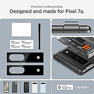 Spigen Camera Lens Screen Protector [GlasTR EZ FIT Optik] Designed for Pixel 7a [Case Friendly] - [2 Pack]