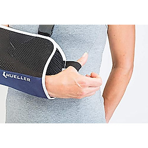 Mueller Arm Sling, Adjustable, Sport Care, OSFM - Blue
