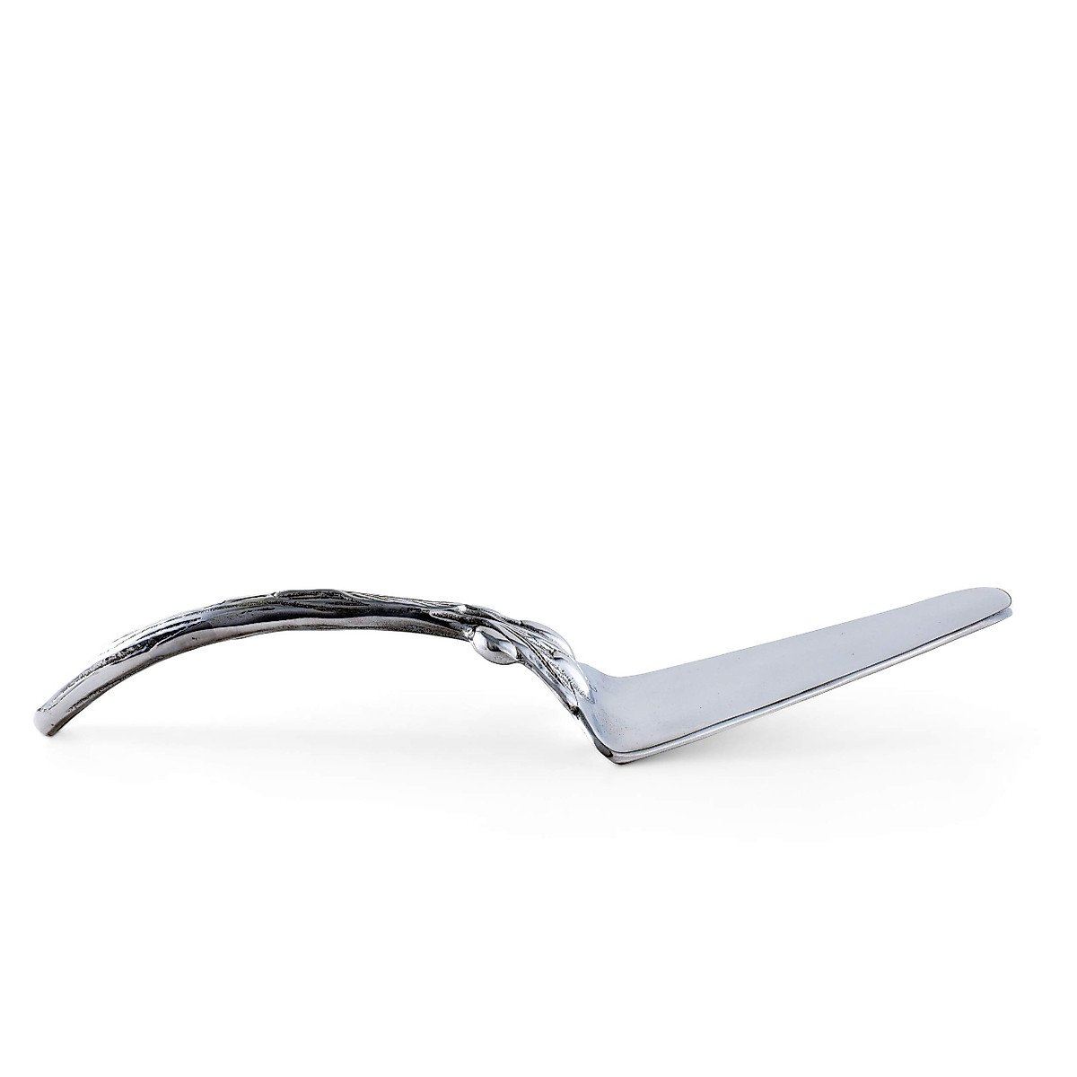 Arthur Court Sand-Cast Aluminum Handle, Extra Large Pizza Pie Server, Olive Pattern 14 inch Long