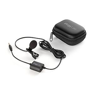 IK Multimedia iRig Mic Lav Lapel Microphone, omnidirectional Condenser lavalier Microphone with 1/8" TRRS Jack, Headphone Out and Daisy-Chaining for iPhone, iPad, Android, Mac, PC