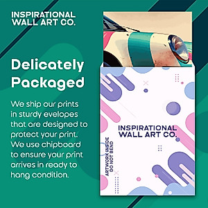 Inspirational Wall Art Co. - Precision | 2023 Porsche 911 - Car Posters for Boys Room - Car Wall Decor - Car Room Decor - Car Posters for Men | 11x14 Inches Unframed