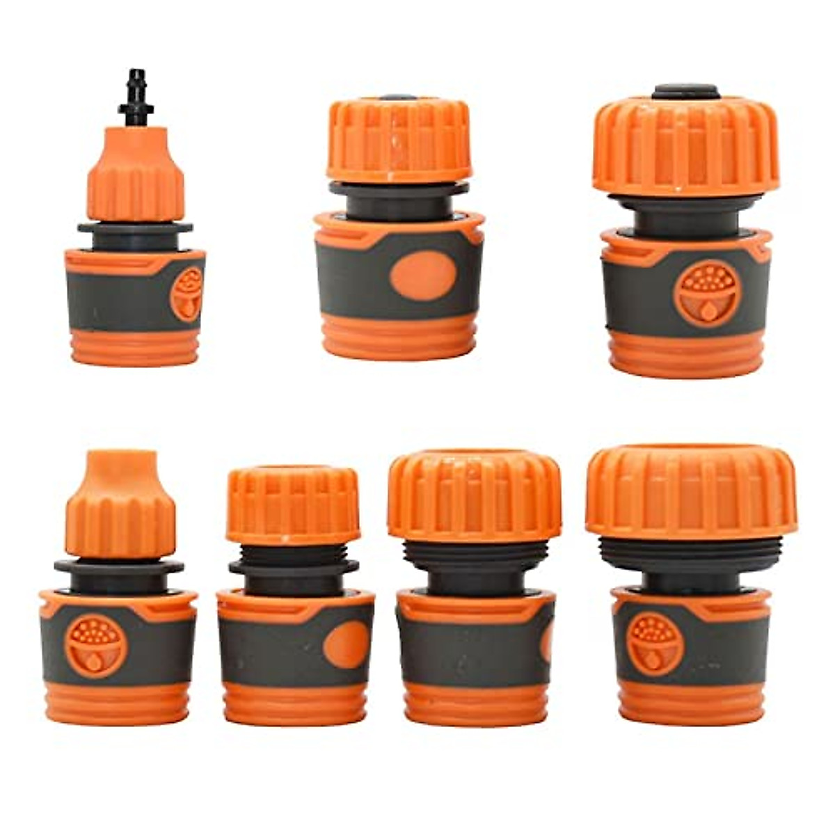 nezih 1 Inch Garden Hose Quick Connector Stopwater Connector Garden Tap Water Coupler Watering Pipe Fitting 1Pcs (Color : F)