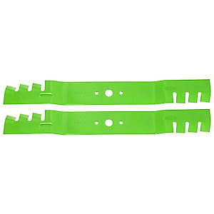 8TEN LawnRAZOR Mower Blade Set for MTD Cub Cadet LT1042 42 inch Decks 759-3830 742-3033 742-04101 759-04081 (Toothed Mulching)