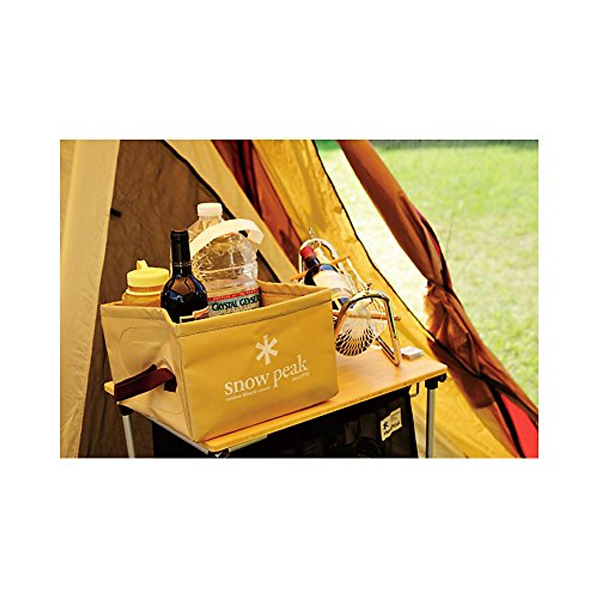 Snow Peak Pack Bucket - Made in the USA - 11.5 x 11.5 x 6.5 in