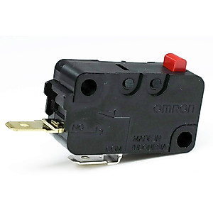 Snap Micro Switch D3V-16G-1C25 D3V-16G-3C25 Microwave Oven Normally Open for Frigidaire 5304440026 Microwave (Pack of 2)