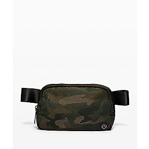Lululemon Everywhere Belt Bag, 1L (Heritage Camo Jacquard Max Dark Olive Sargent Green)