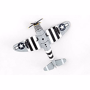 Daron Postage Stamp P-47 Thunderbolt Snafu 1/100 PS5359-3,Black