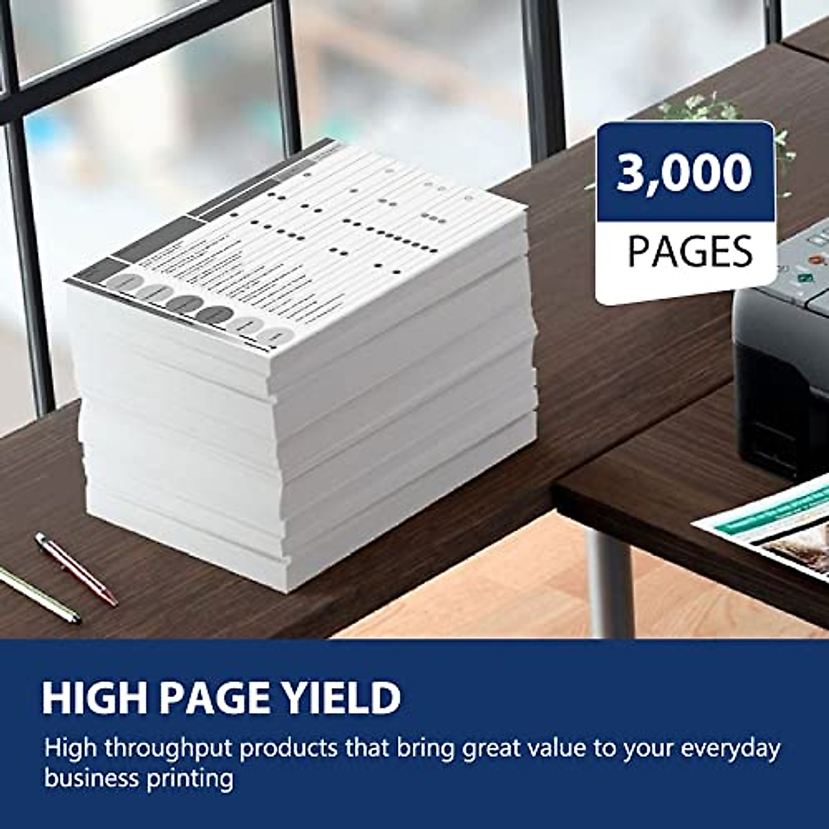 LOVPAIN High-Yield TN-660 TN660 Toner Cartridge Compatible Replacement for Brother TN 660 HL-L2340DW L2360DW L2380DW MFC-L2700DW L2705DW L2707DW DCP-L2520DW L2540DW Printer (TN6602PK)