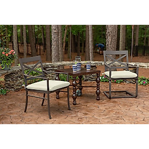 Naturesroom Sunbrella Patio Cushions - (2 Pack) - 20" W x 18" L x 2.5" T, Outdoor Chair Cushion with Comfort, Style & Durability Designed for Outdoor Living - Made in The USA