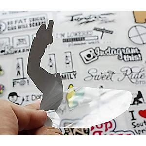 Racing Decals Funny Car Decal Stickers Reflective Hard Hat Stickers Adult Decals JDM Domo Fmaily Windows Decals