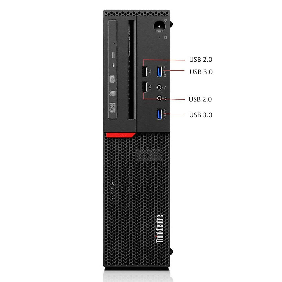 Lenovo ThinkCentre M700 SFF Gaming Desktop Computer i7 6700 up to 4.0GHz,32GB RAM New 1TB SSD, NVIDIA GT 1030 2GB,USB WiFi BT,DVD-RW,Wireless Keyboard & Mouse,Windows 10 Pro (Renewed)