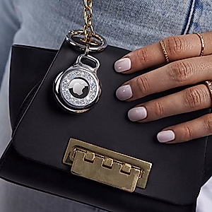 Case-Mate AirTag Keychain Holder - Durable Hard Shell AirTag Key Ring - Case for Apple Air Tag w/ Heavy Duty Keychain - Protective AirTag Holder for Dog Collar, Key, Luggage, Kid's Backpack - Stardust