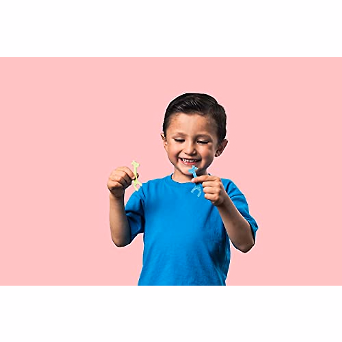 AutoBrush for Kids Strawberry Flavored Dental Flossers, First Nano-hAp (Nano Hydroxyapatite) Infused Floss Picks (1 Pack)