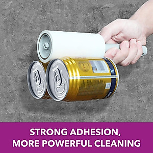 Lint Rollers for Pet Hair Extra Sticky, 500 Sheets Mega Value Set Lint Roller with 5 Upgraded Handles, 5 Rollers Portable Pet Lint Remover for Clothes, Furniture, Carpet, Dog & Cat Hair Removal…