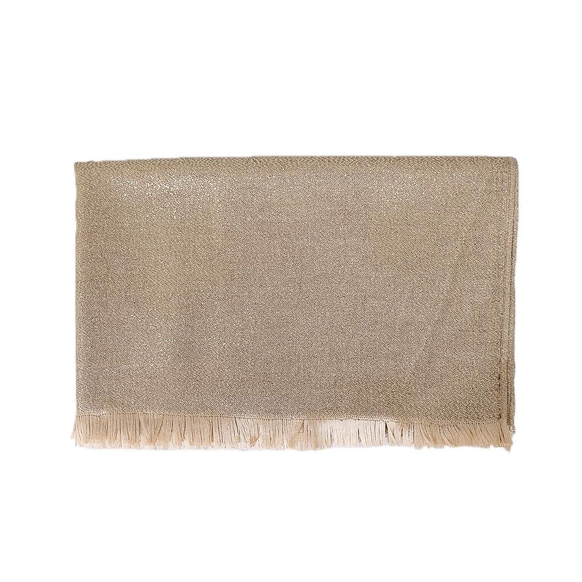 LMVERNA Women's Sparkling Glitter Pashmina Scarf Shimmer Reversible Shawls and Wraps Scarf for Women(Gold)