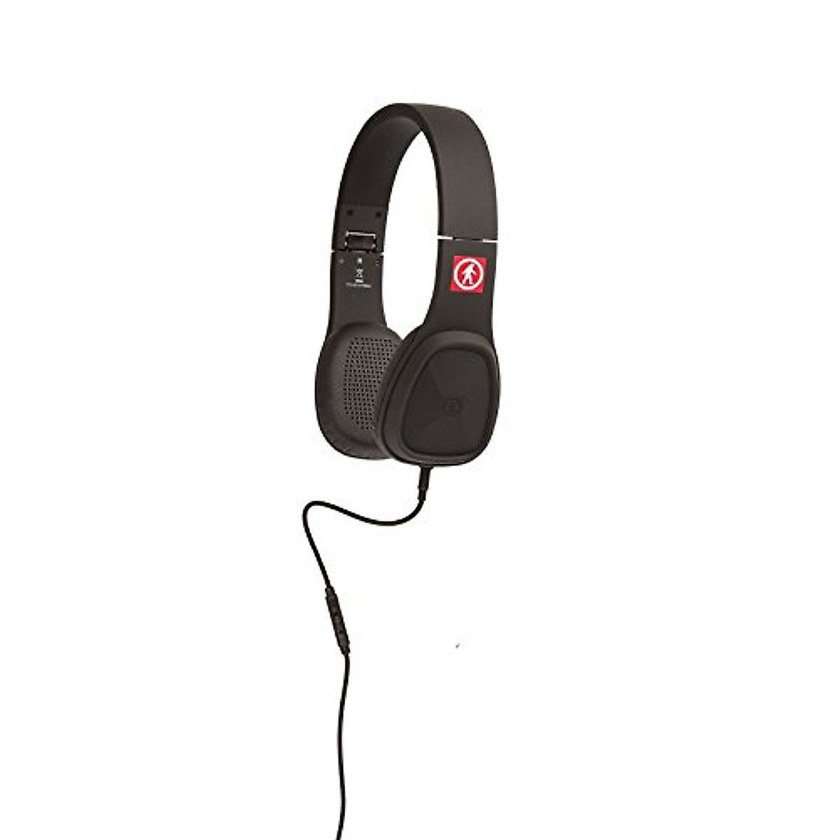 Outdoor Tech OT1450-B Wired Audio Bajas Headphones, Black