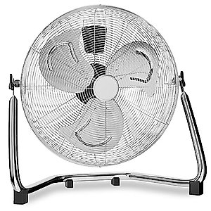 mollie 22 Inch 3572 CFM High Velocity Floor Fan with 3 Speed Heavy Duty Metal Adjustable Tilt Portable Quiet Air Circulator for Home Bedroom Garage Commercial Use