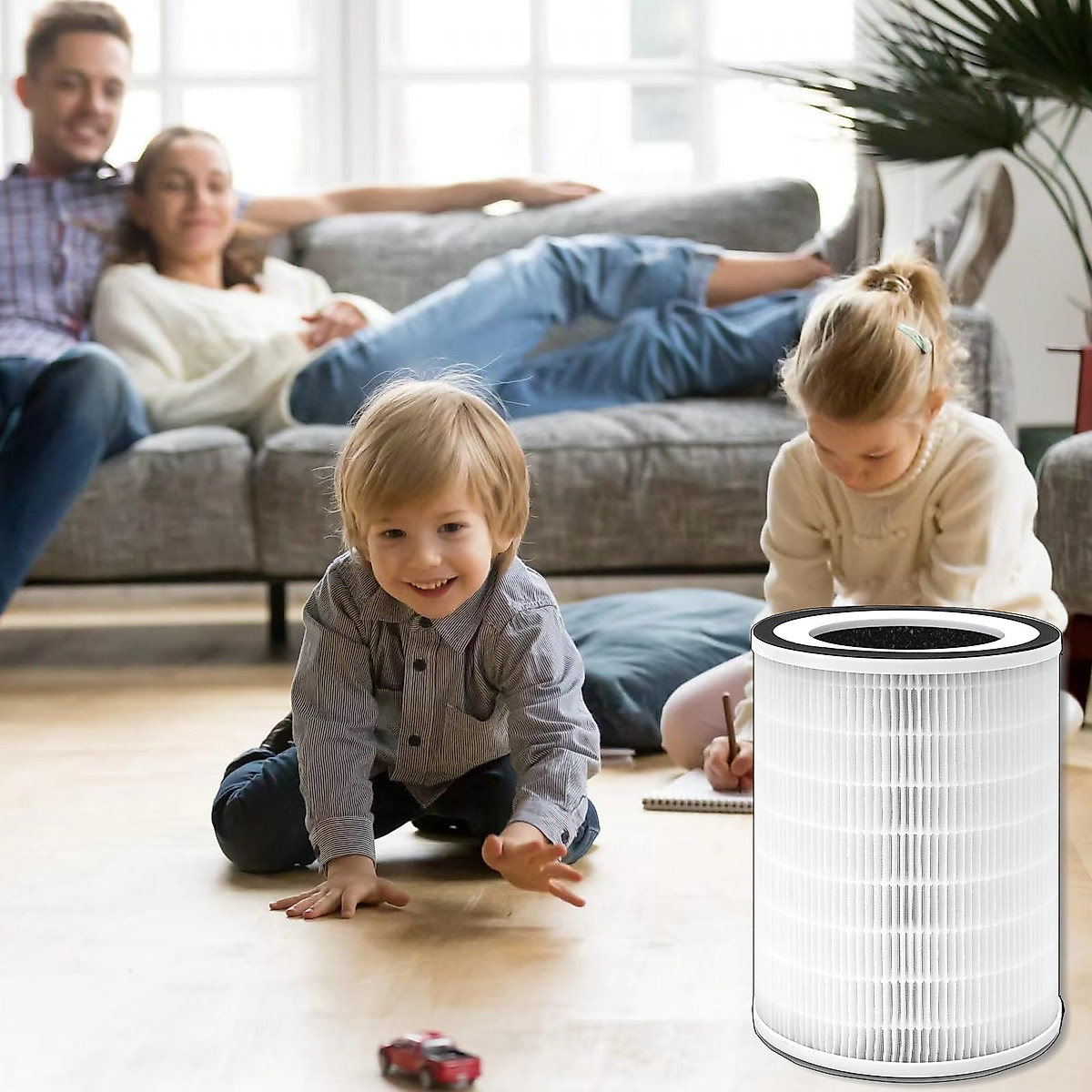 WOCASE Filter Replacement, Compatible with Afloia and MORENTO KILO, KILOPRO, MIRO, MIROPRO Air Purifier, and Cuckoo CAC-I0510FW Air Purifier, 2Pack