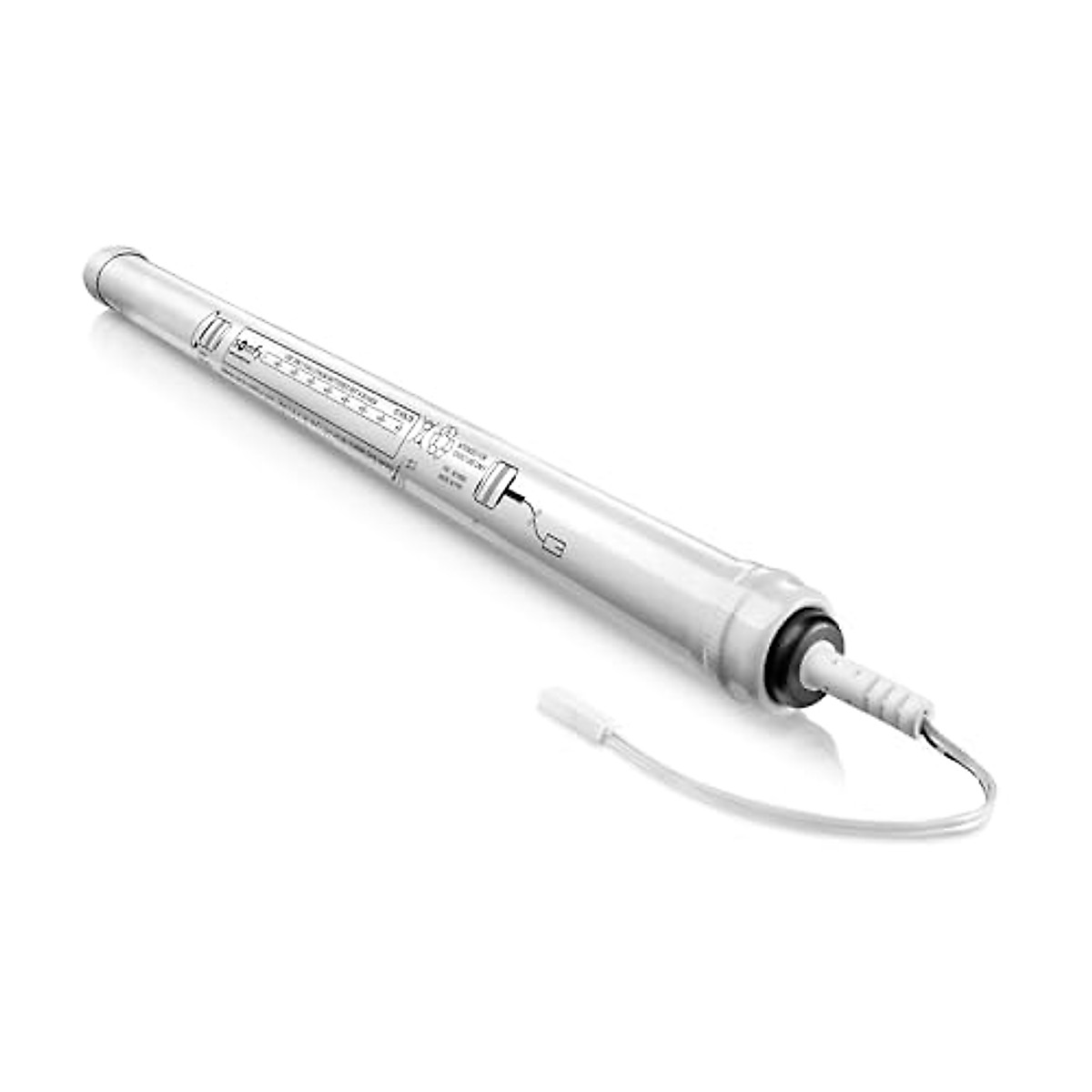 somfy 12V DC Reloadable Battery Tube - 12V Battery Wand for RTS Motors - Easy to Install - Power Blinds & Shades - Replacement Battery Tube – Wall Mount Clips Included #9018685