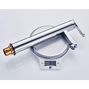 RTXUGMM Taps,29Cm Stainless Steel Elevated Platform Faucet Bathroom Hot and Cold Basin Water Tap Modern Creative Home Kitchen Basin Faucets Bathtub Bath Mixer Tap