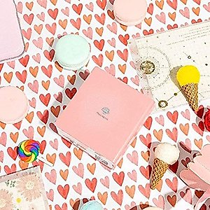 Phomemo M02 Mini Printer- Bluetooth Thermal Photo Printer with 3 Rolls Colorful Sticker Paper, Compatible with iOS + Android for Plan Journal, Study Notes, Art Creation, Work, Gift