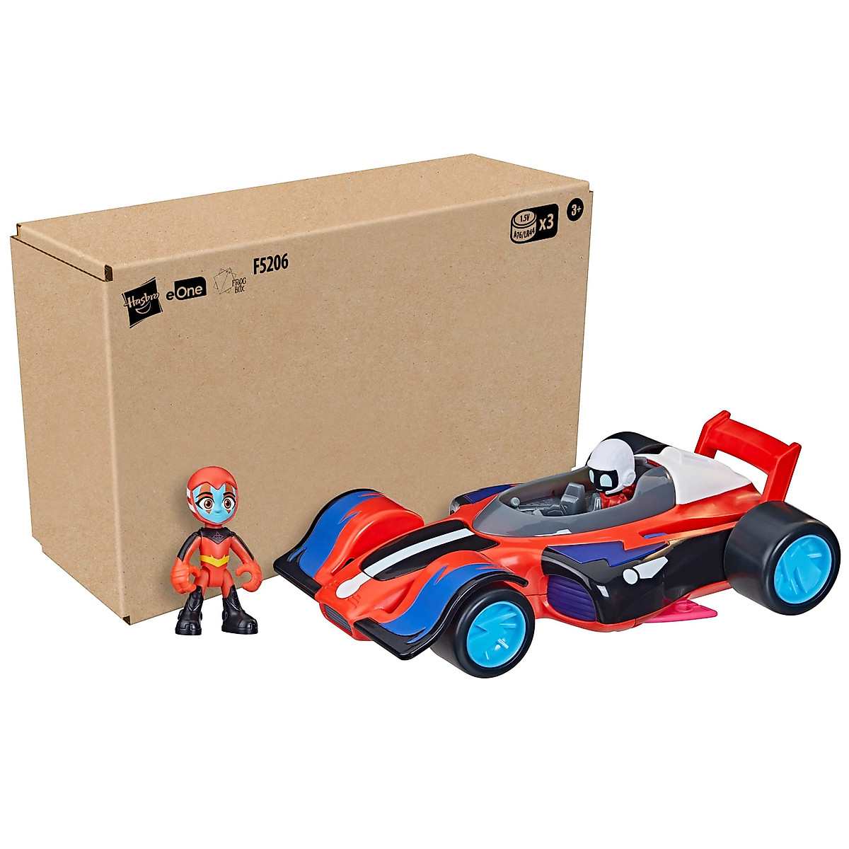 PJ Masks Animal Power Flash Cruiser, Converting Toy Car with Lights, Sounds and Action Figure, Superhero Toys, Preschool Toys for 3 Year Old Boys and Girls and Up