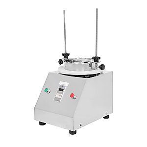 Sieve Shaker 8 Layers Lab Sifter Standard Sample Vibrating Sieve Machine 110V 125W Electric Vibrating Screen Sieve Shaker Machine for Particle Liquid Powder Lab 50dB Low Noise (White)