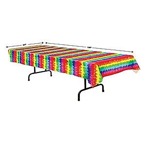 Tie-Dyed Tablecover Party Accessory (1 count) (1/Pkg)