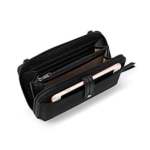 The Sak Esperato Large Smartphone Crossbody in Recycled Nylon, Black