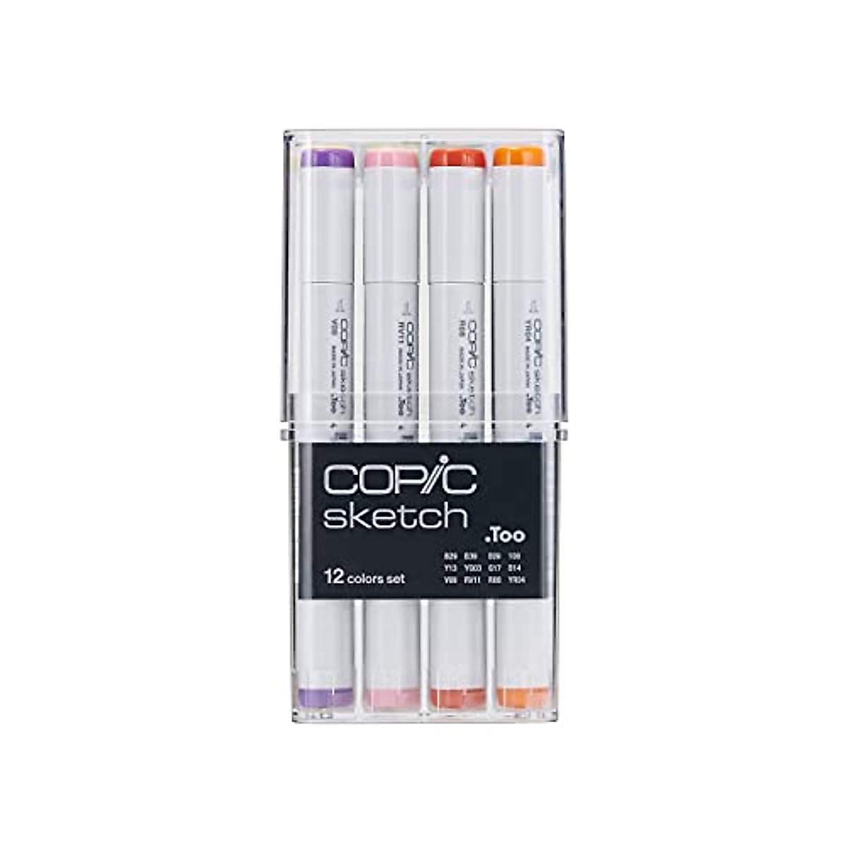 Copic Sketch, Alcohol-based Markers, 12pc Set, Basic