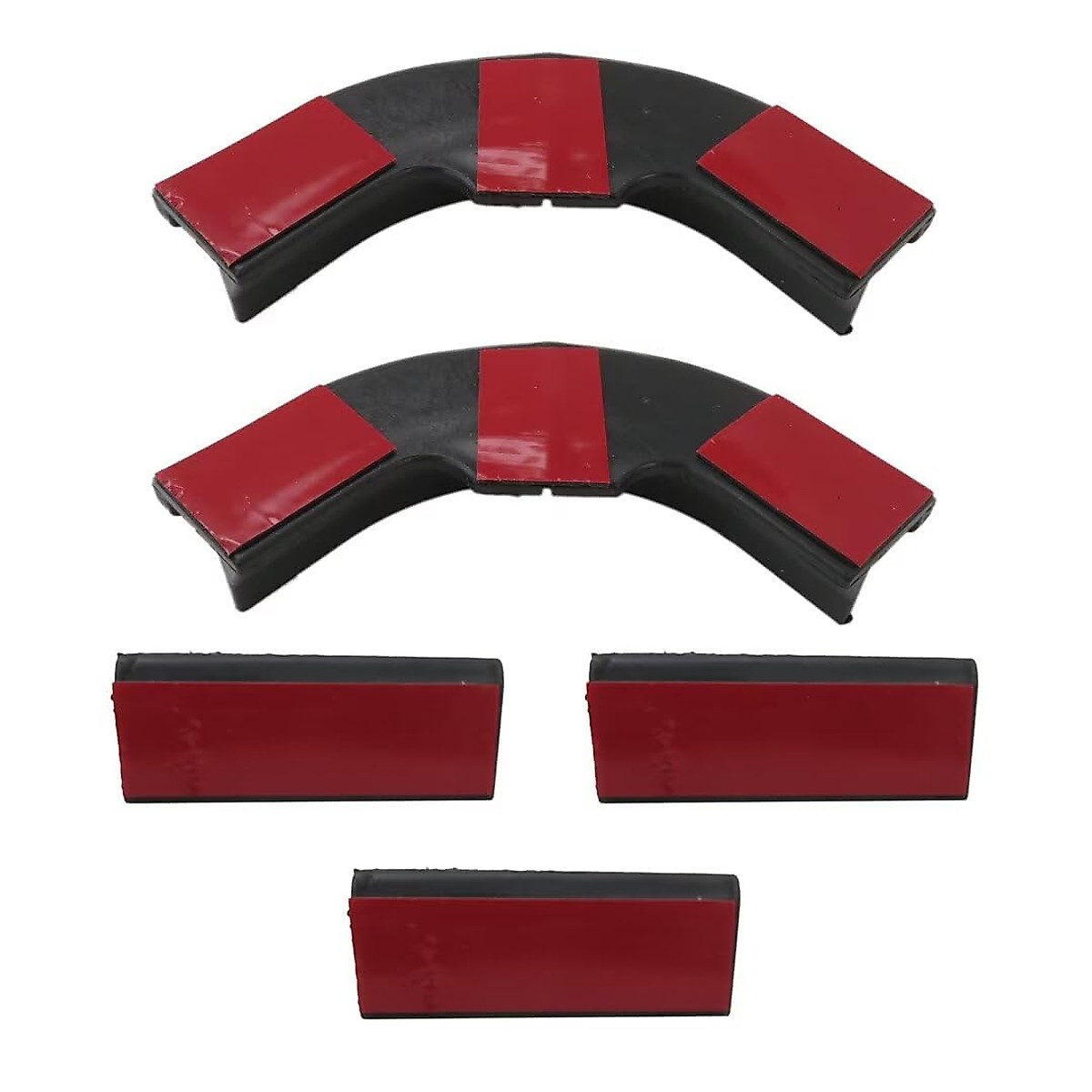 5Pcs 2024 Version Black Light Strip Mounting Bracket for Hue Play Gradient Lightstrip for Flat and Non Flat Back of TV