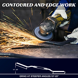 Pukamam 24 Pack Flap Discs 4 1/2 for Angle Grinder Grit 40 60 80 120 Type 29 Zirconia Grinding Wheel for Wood Metal Sanding