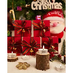 Ashlux Unscented Palm Tea Lights Candles 100 Pack Bulk, 4.5 Hours Long Burning White Tea Lights,Non-Paranffin, Smokeless, Mini Tealight Votive Candles for Wedding, Centerpiece, Party, Power Outages