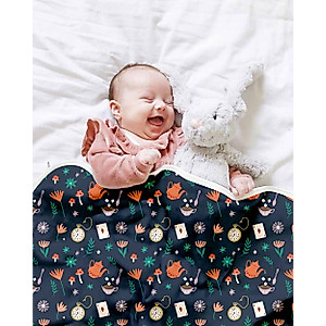 Baby Blanket, Warm Plush Fleece Blankets, for Boys and Girls, Super Soft Throw (Wonderland)