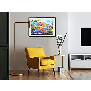 Aoumi 100 Piece Puzzles for Kids Ages 4-8 Mermaid Jigsaw Puzzle for Toddlers 3-5 Years Old Boys Girls Preschool Educational Fun Game Learning Puzzle Toys for Children Idea Kids Birthday Gifts