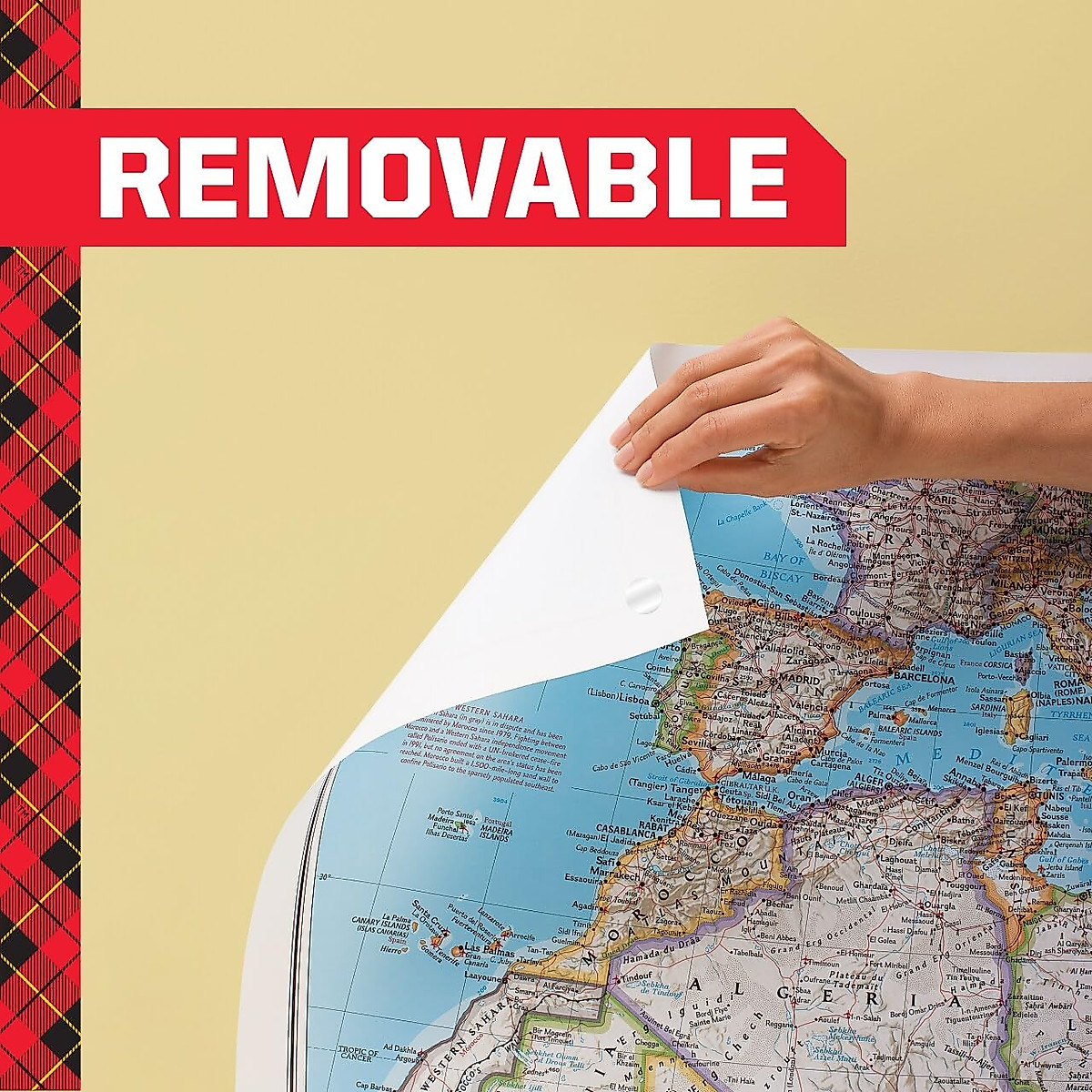 Scotch Removable Poster Clear Double Sided Tape, 3/4-in x 150-in, Clear, 1 Roll