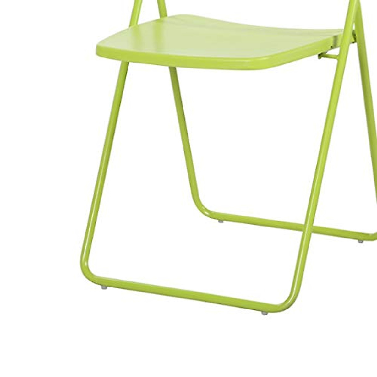 ASUVUD Green Folding Chair, Folding Chair with Backrest, Office Chair, Conference Chair, Family Dining Chair