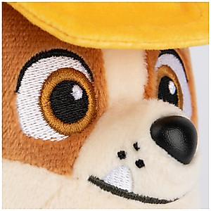 GUND Official PAW Patrol Rubble in Signature Construction Uniform Plush Toy, Stuffed Animal for Ages 1 and Up, 6" (Styles May Vary)