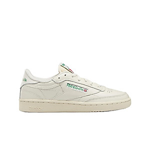 Reebok womens CLUB C 85 VINTAGE,CHALK/ALABAS/GLEGRN,7